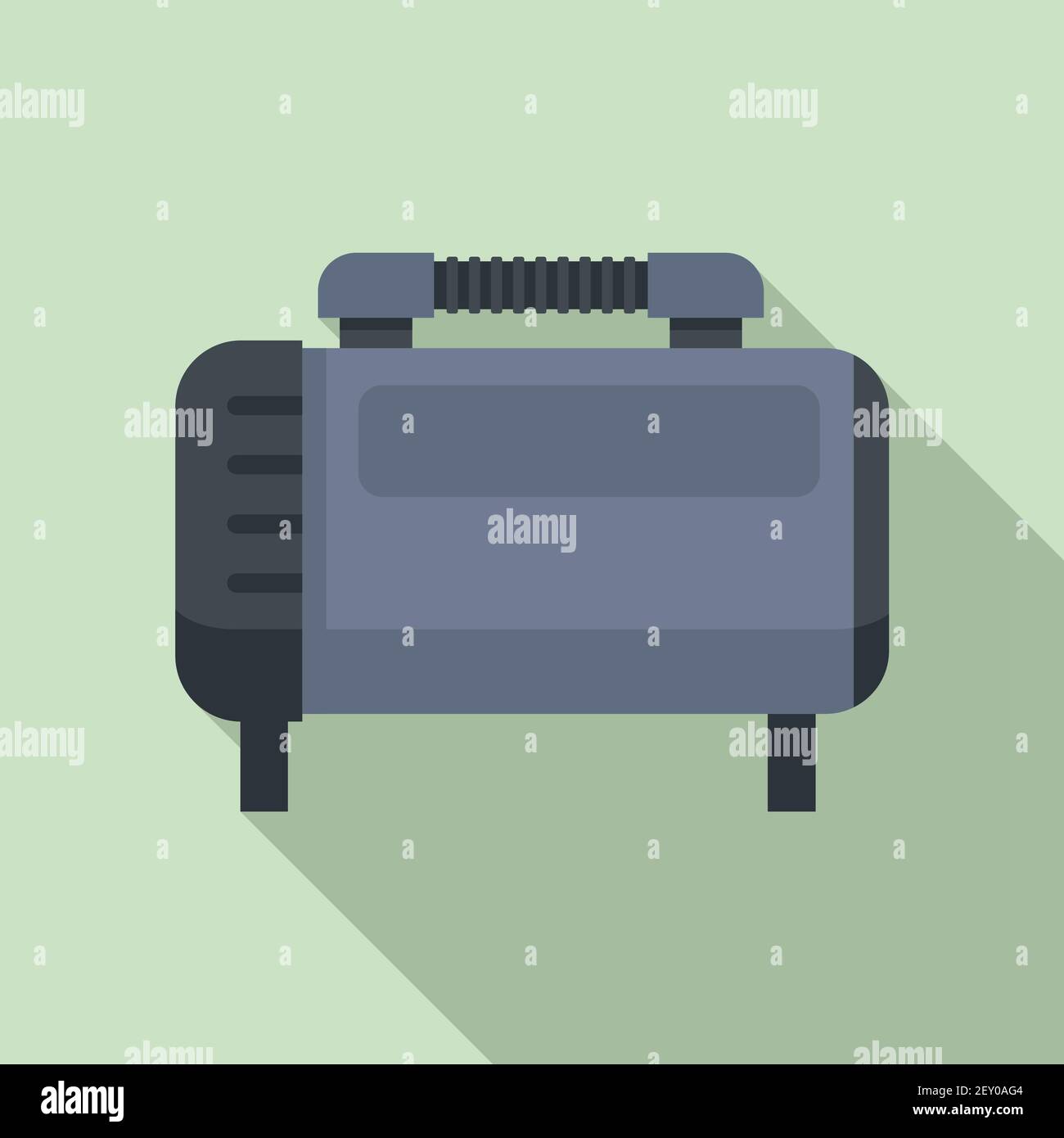 Motor air compressor icon, flat style Stock Vector Image & Art - Alamy