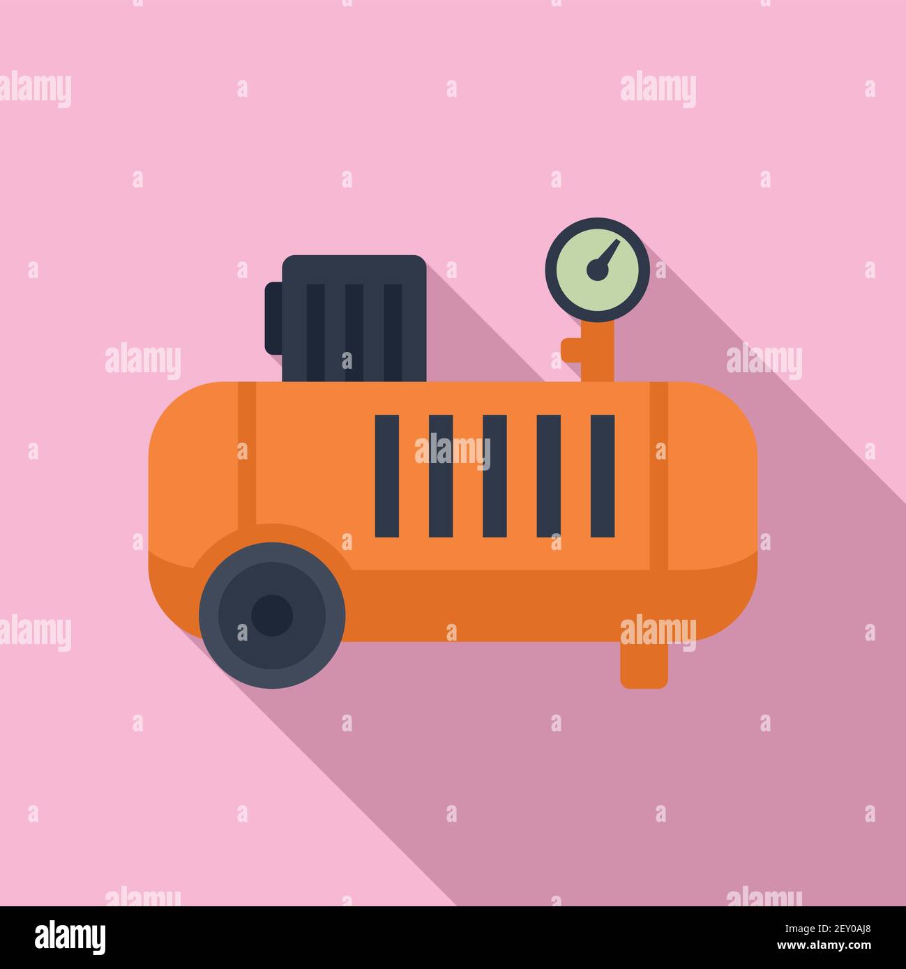 Paint air compressor icon, flat style Stock Vector Image & Art - Alamy