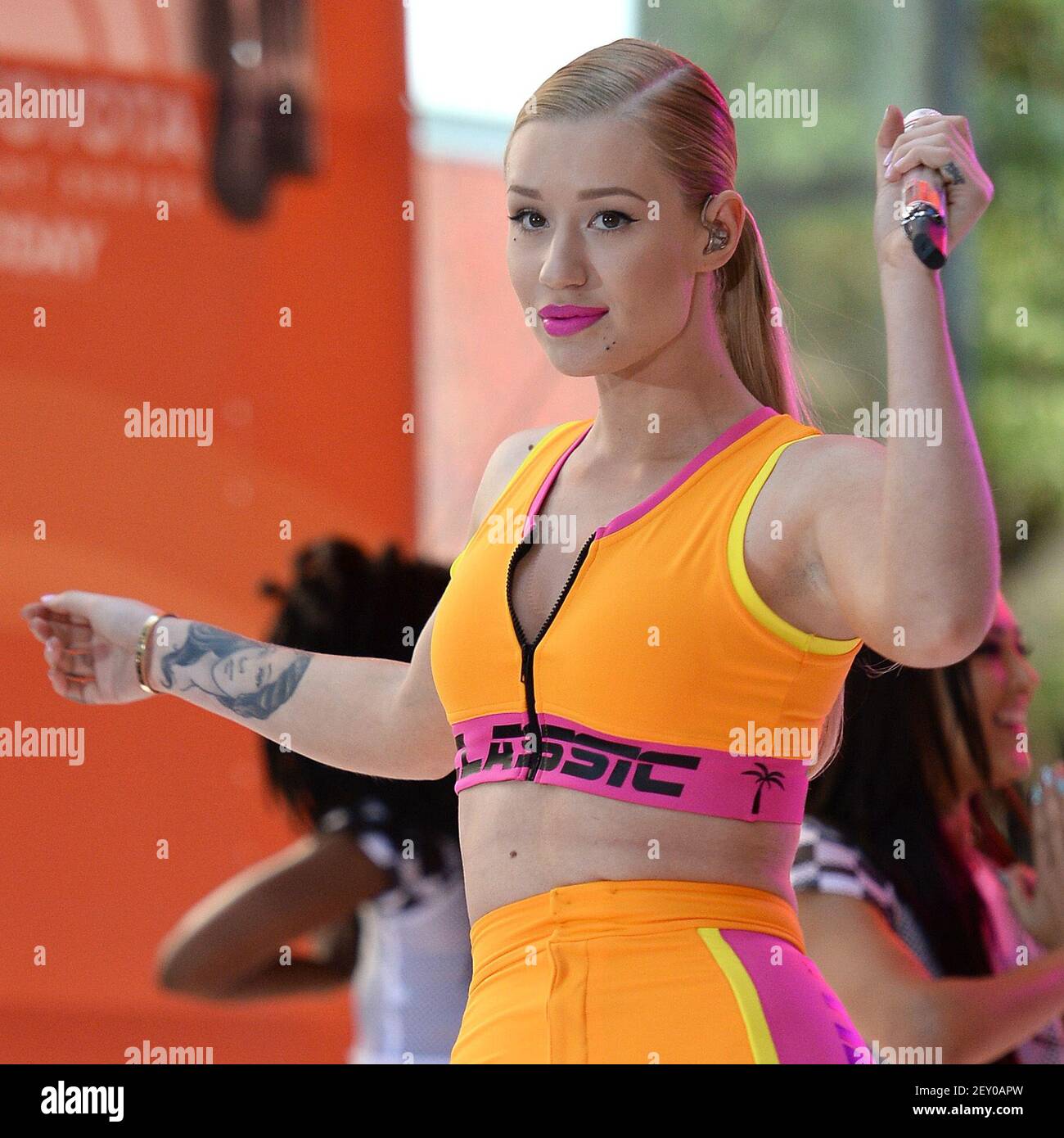 Australian singer Iggy Azalea performs on NBC's Today Show at ...