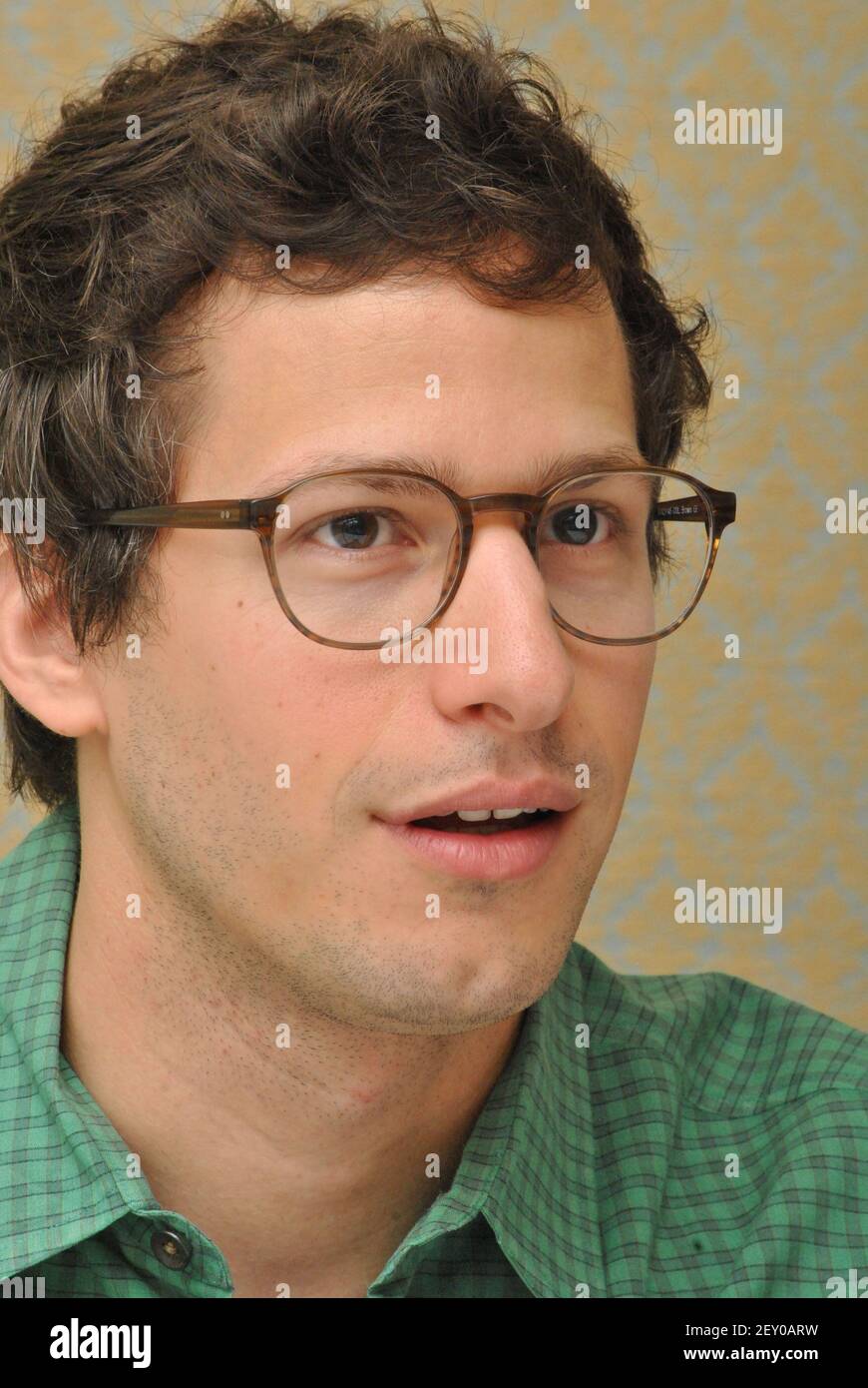 Andy Samberg at the Hollywood Foreign Press Association press ...