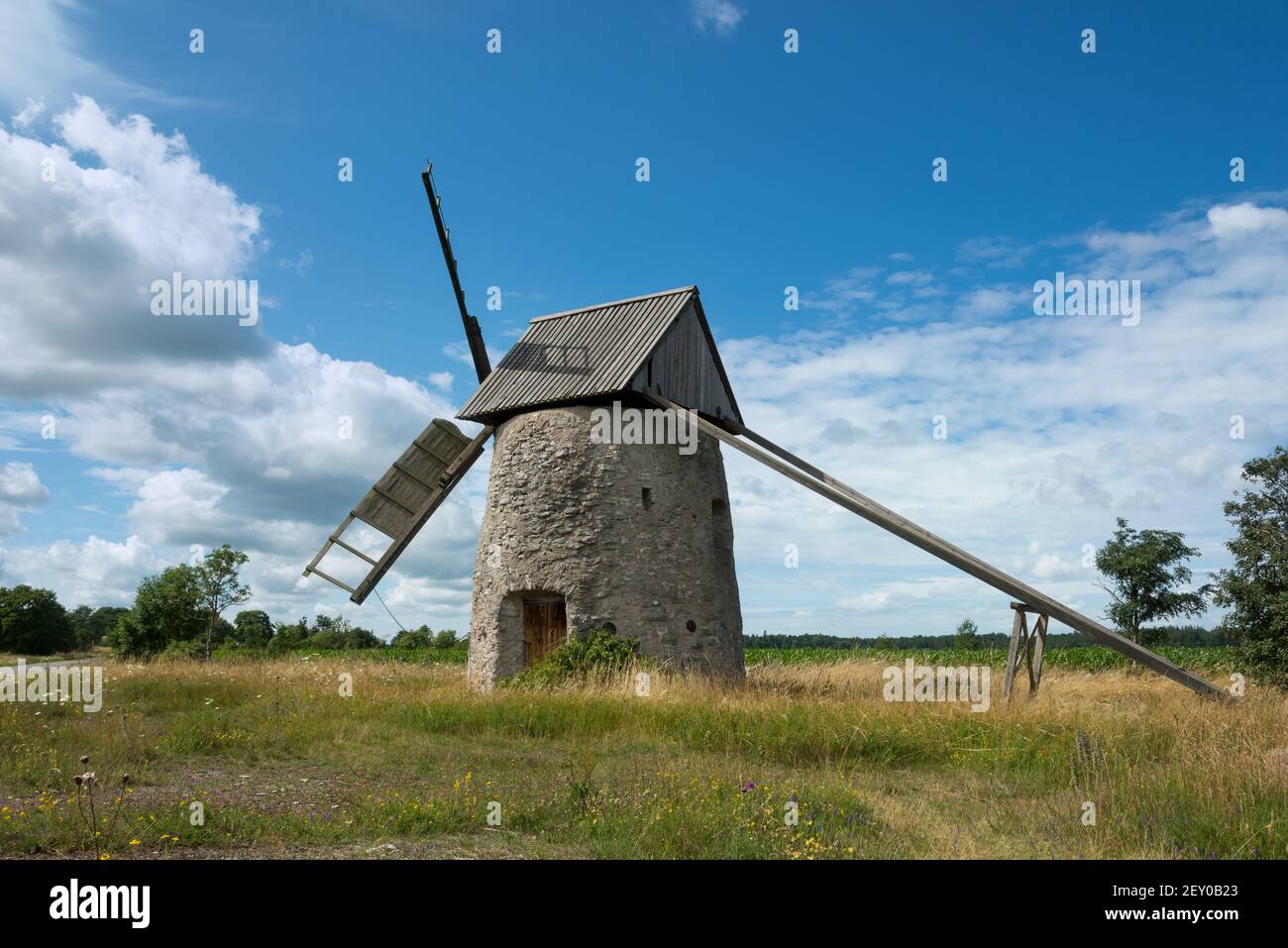 Sweden gotland windmill hi-res stock photography and images - Alamy