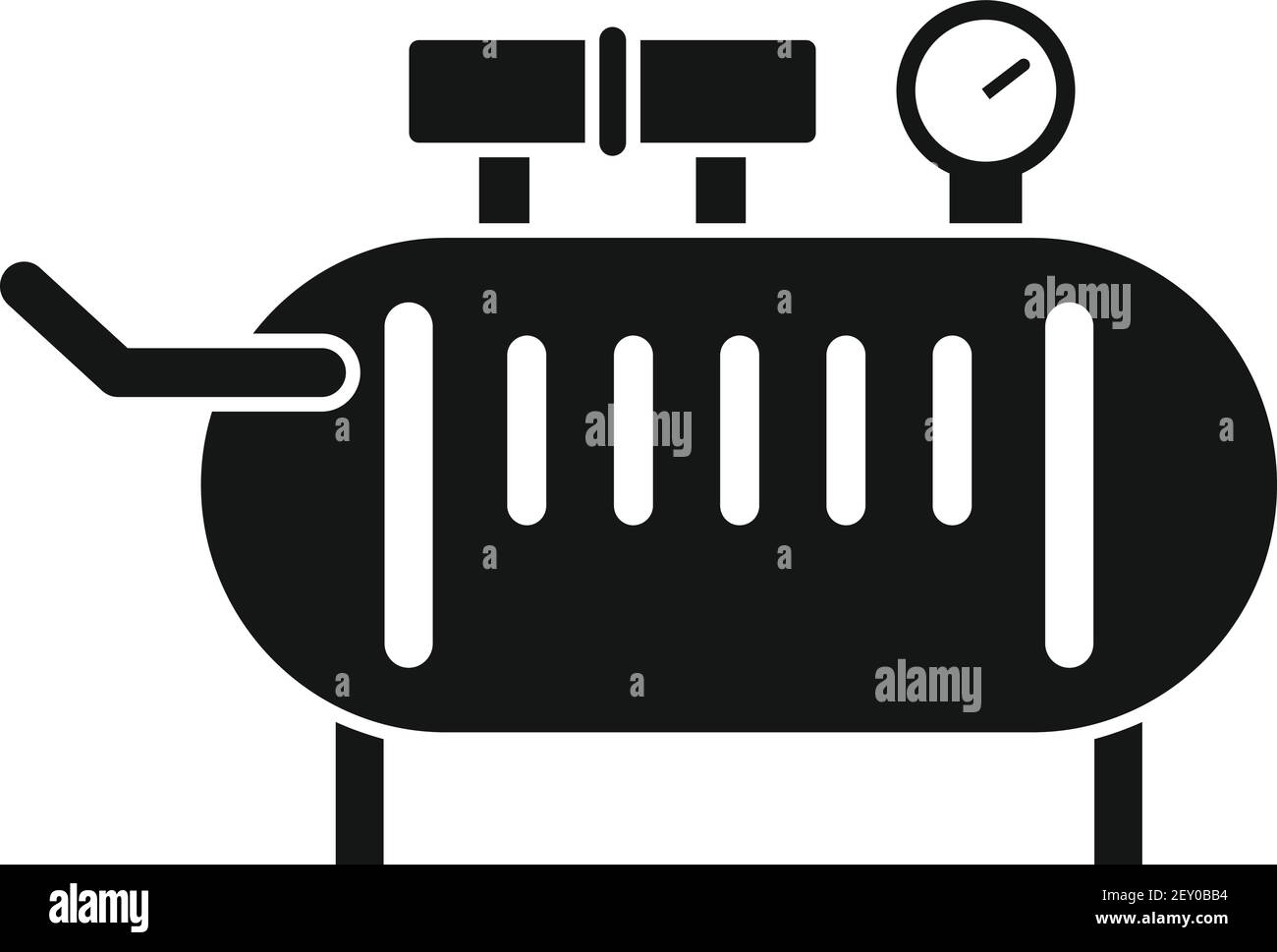 Construction air compressor icon, simple style Stock Vector Image & Art ...