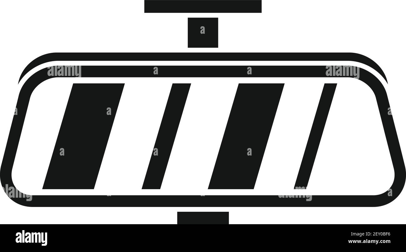 Car indoor mirror icon, simple style Stock Vector Image & Art - Alamy