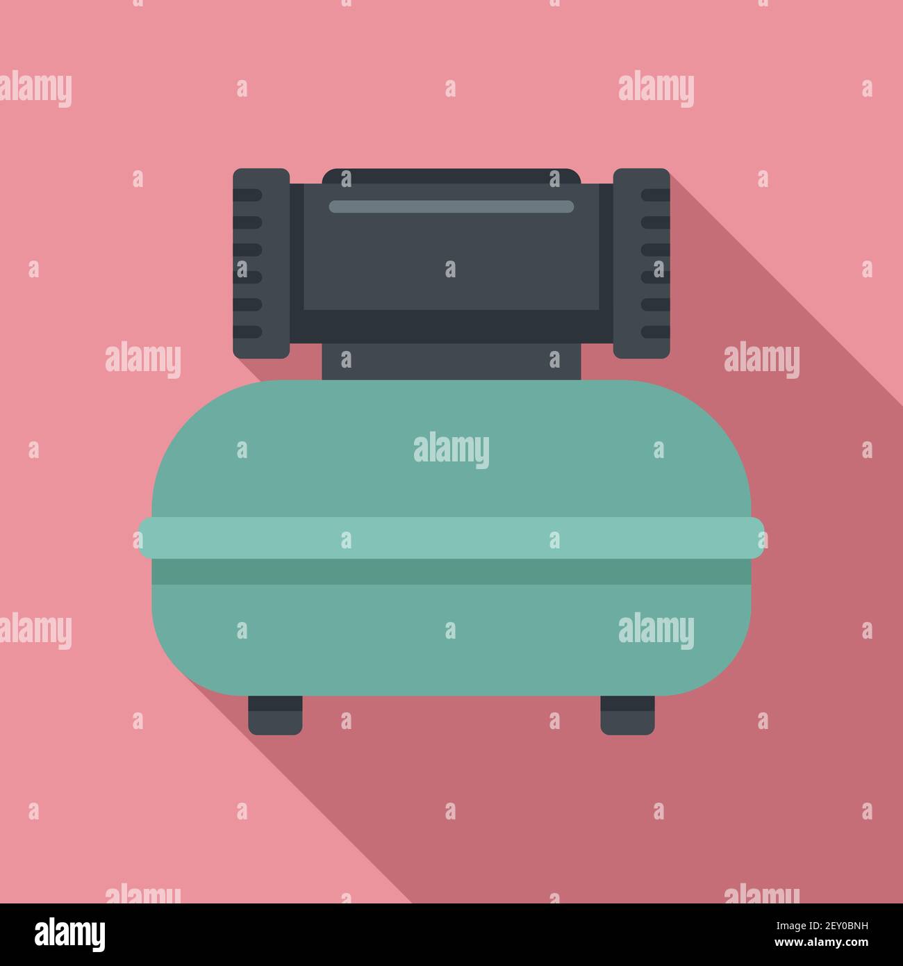 Equipment air compressor icon, flat style Stock Vector Image & Art - Alamy