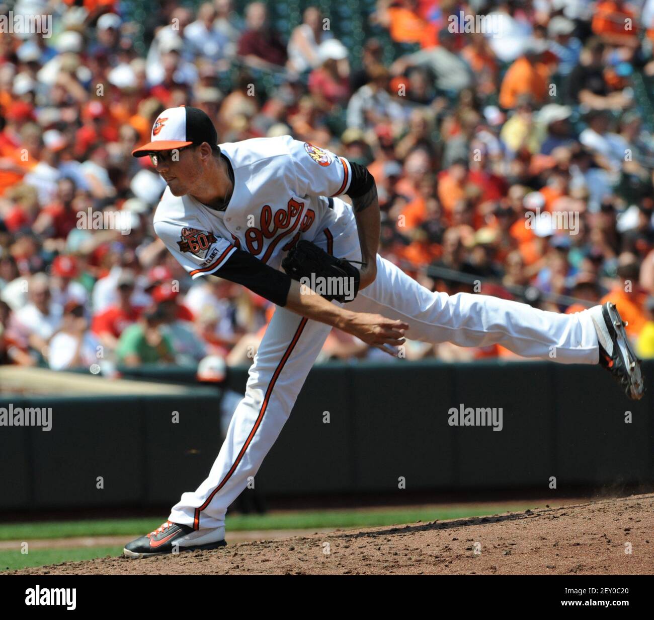 Baltimore Orioles starting pitcher Kevin Gausman (39) pitches against ...