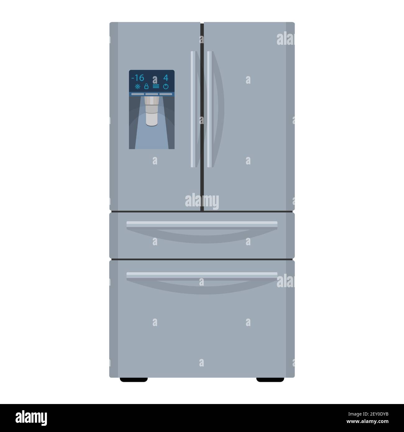 Refrigerator inside Cut Out Stock Images & Pictures - Alamy