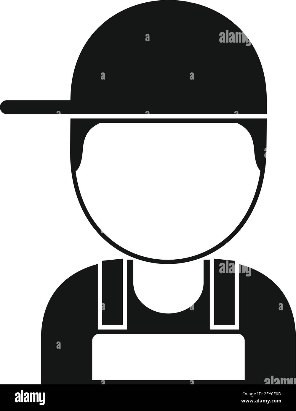 Car mechanic person icon Black and White Stock Photos & Images - Alamy