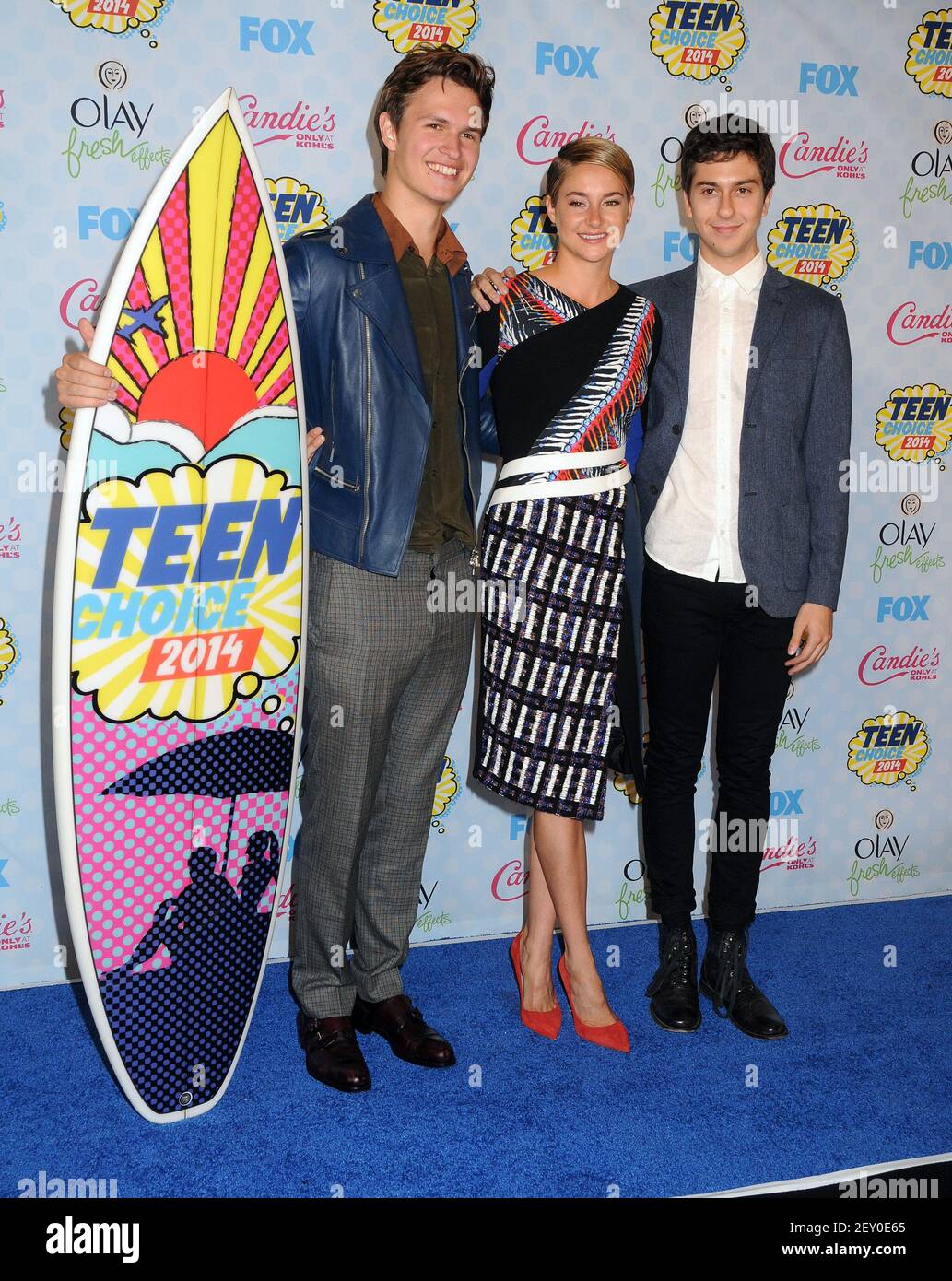 10 August 2014 - Los Angeles, California - Ansel Elgort, Shailene ...