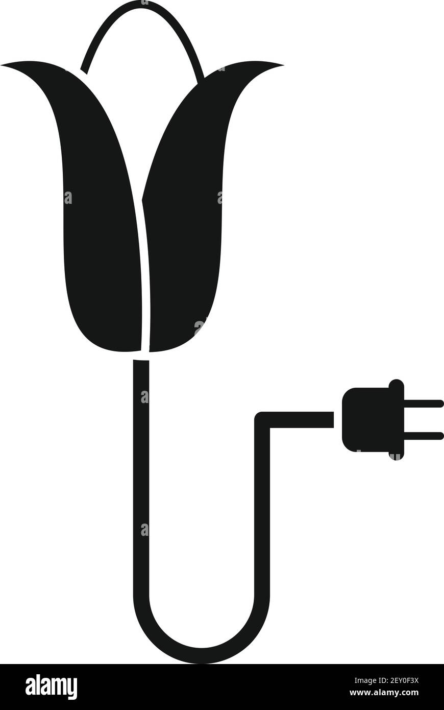 Clean energy plant icon, simple style Stock Vector Image & Art - Alamy