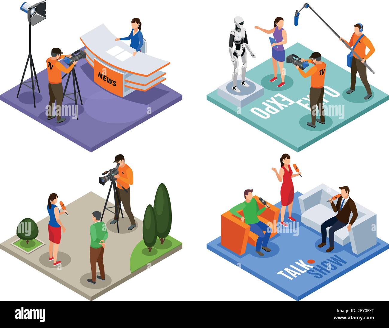 News expo Stock Vector Images - Alamy