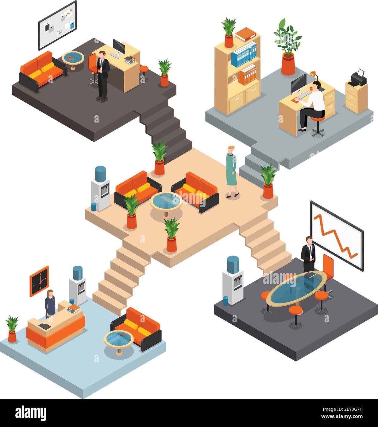 Multistore building Stock Vector Images - Alamy