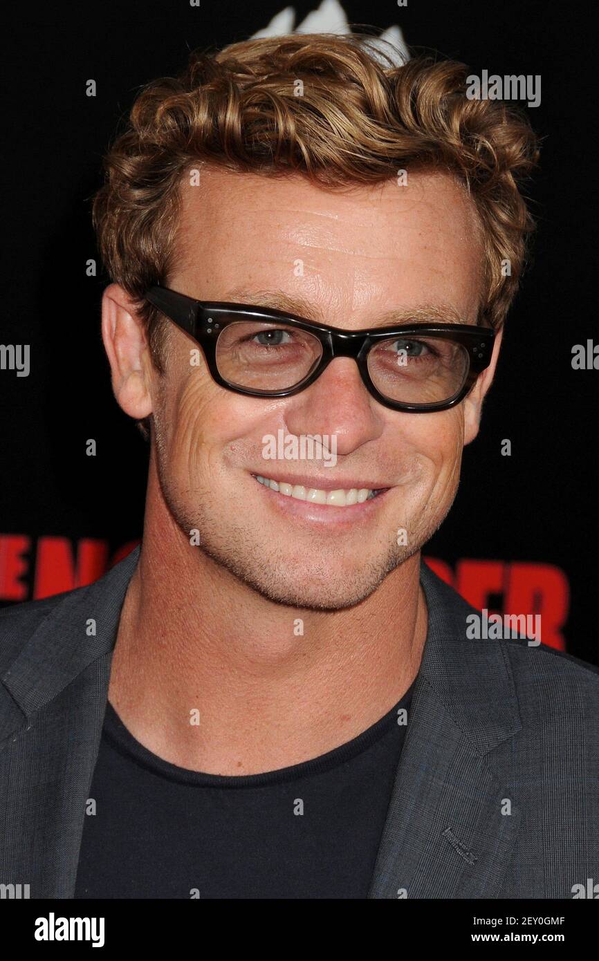 13 August 2014 - Hollywood, California - Simon Baker. "The November Man ...