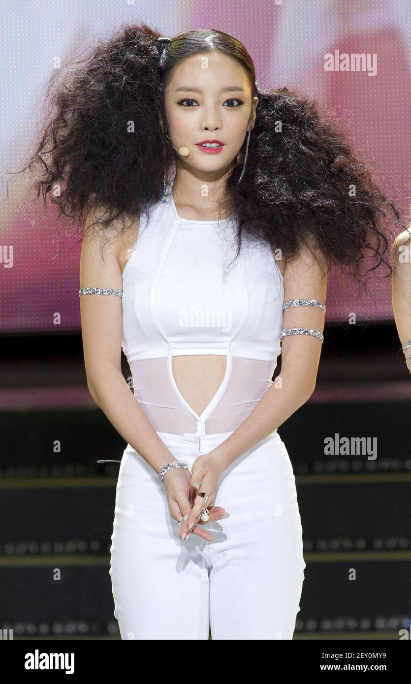 18 August 2014 - Seoul, South Korea : South Korean Hara, member of girl ...