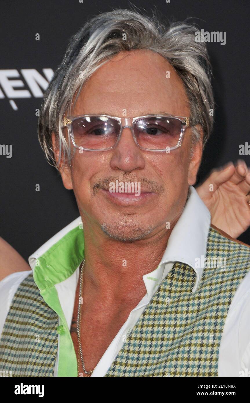 Mickey Rourke at the "Sin City: A Dame To Kill For" - Los Angeles ...