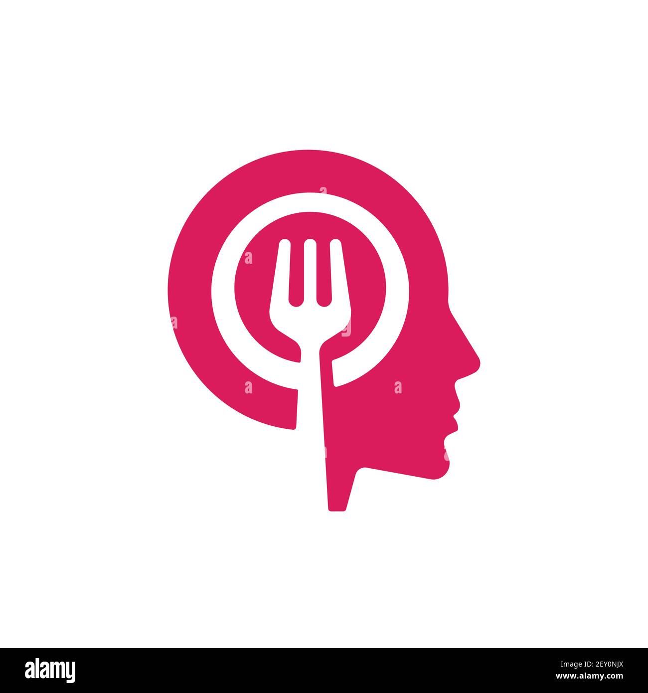 Food Power Head Symbol. Web Icon Logo Template Design Element Stock ...