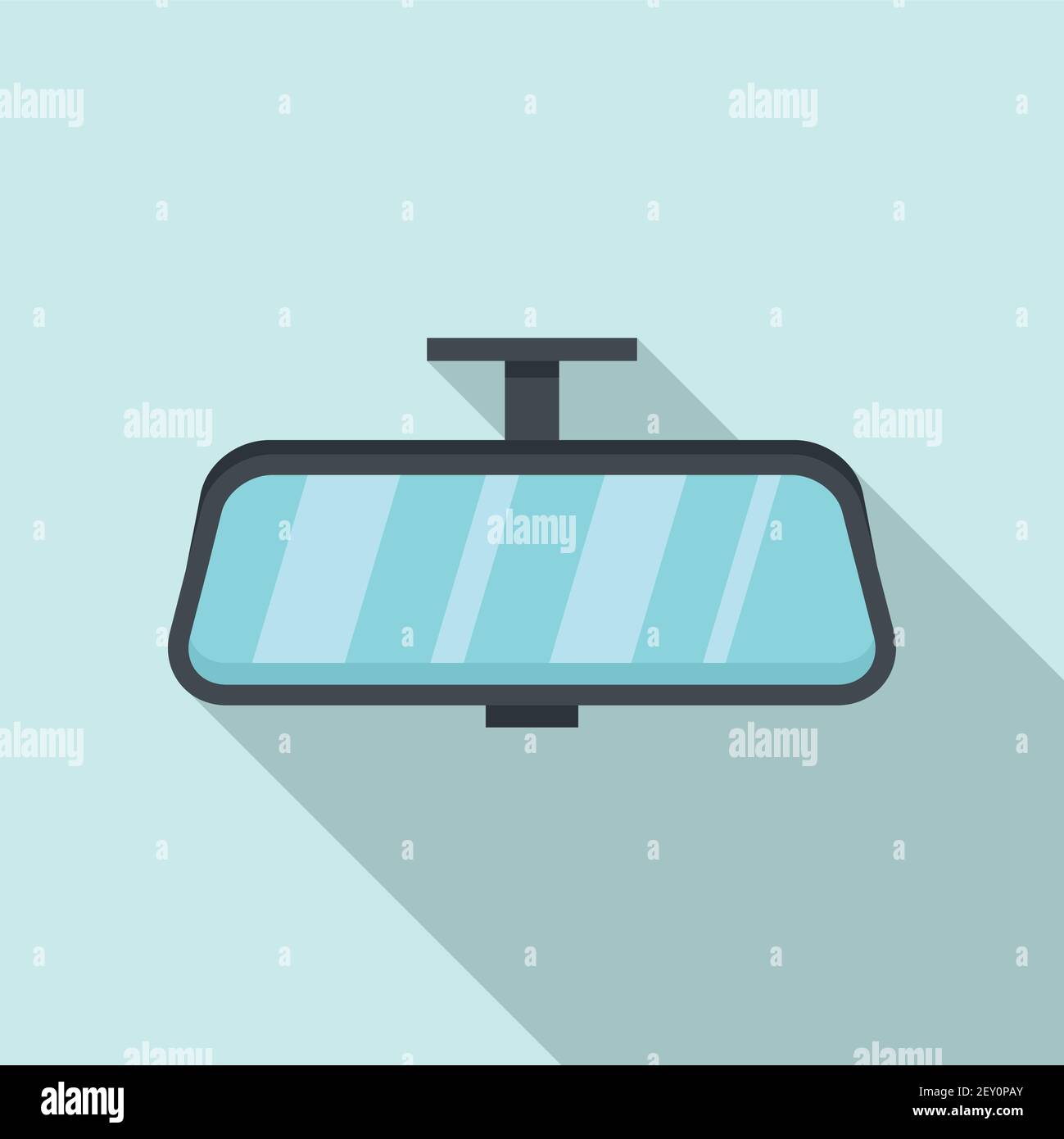 Car interior rear view mirror Stock Vector Images - Alamy