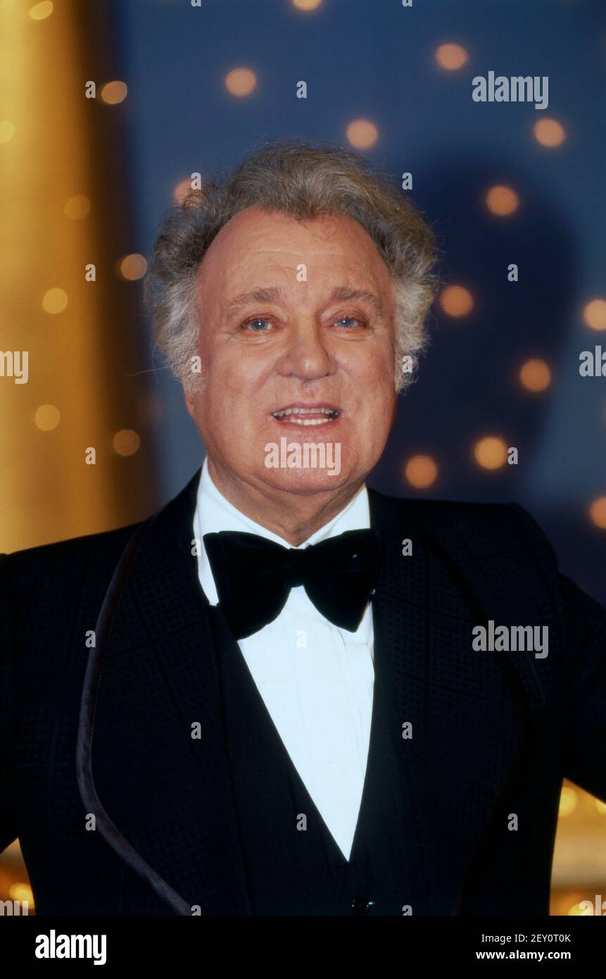 Nicolai Gedda, schwedischer Opernsänger und lyrischer Tenor, 1988 ...