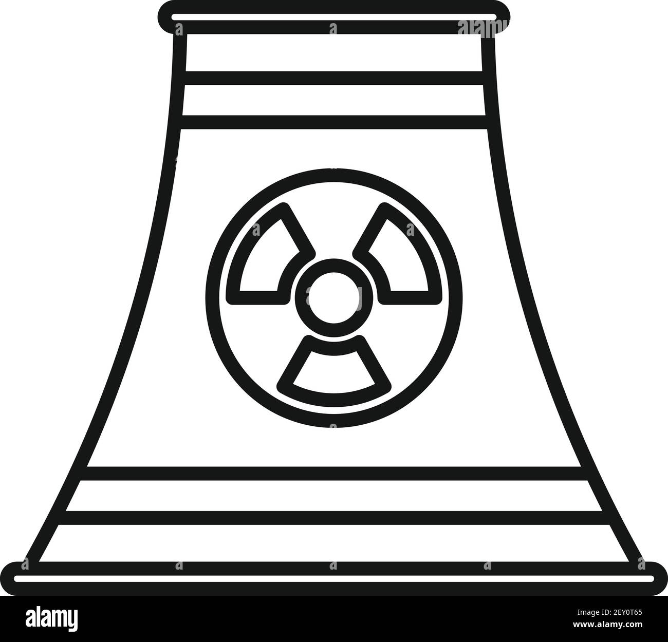 Nuclear energy icon, outline style Stock Vector Image & Art - Alamy