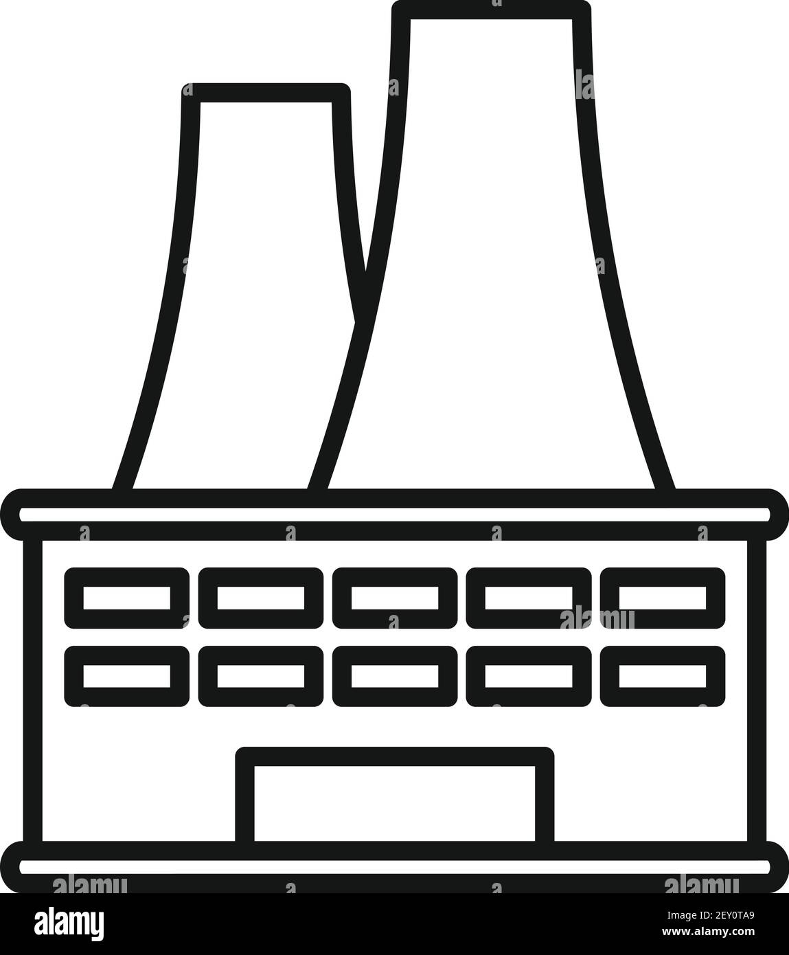 Clean energy factory icon, outline style Stock Vector Image & Art - Alamy