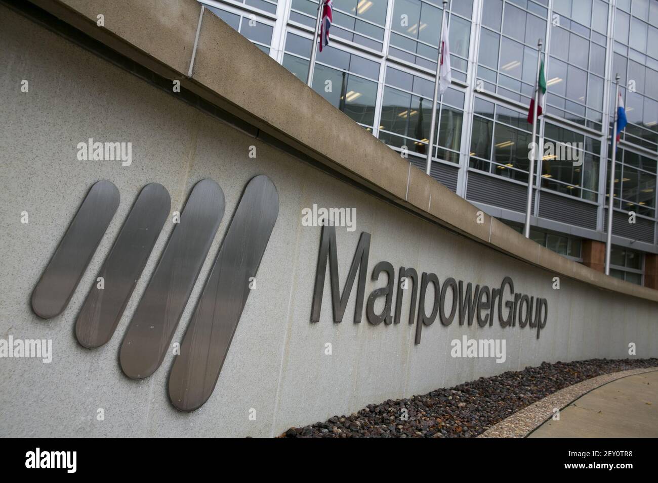 The headquarters of the Manpower Group in Milwaukee, Wisconsin on ...