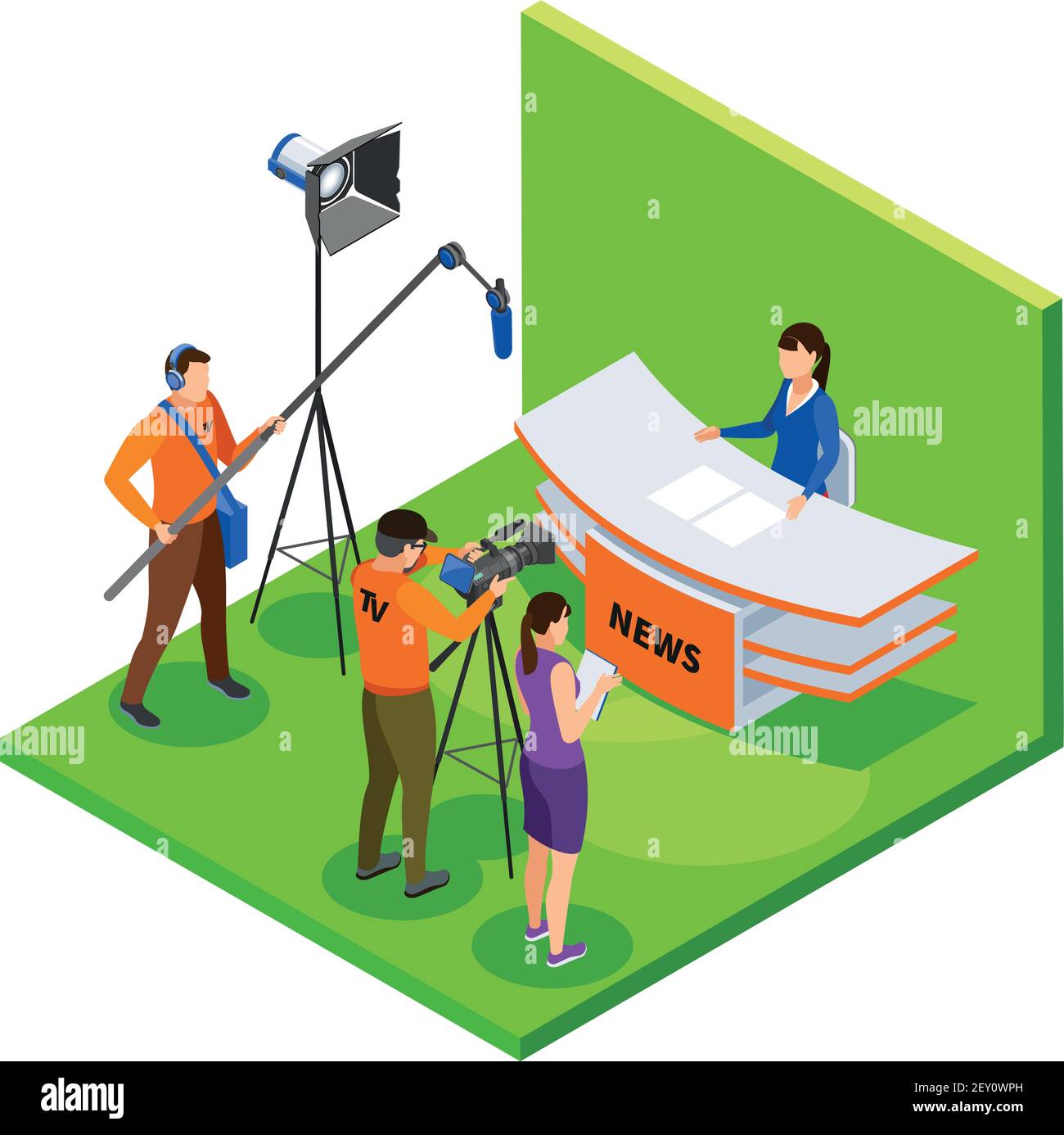 Talking tv Cut Out Stock Images & Pictures - Alamy
