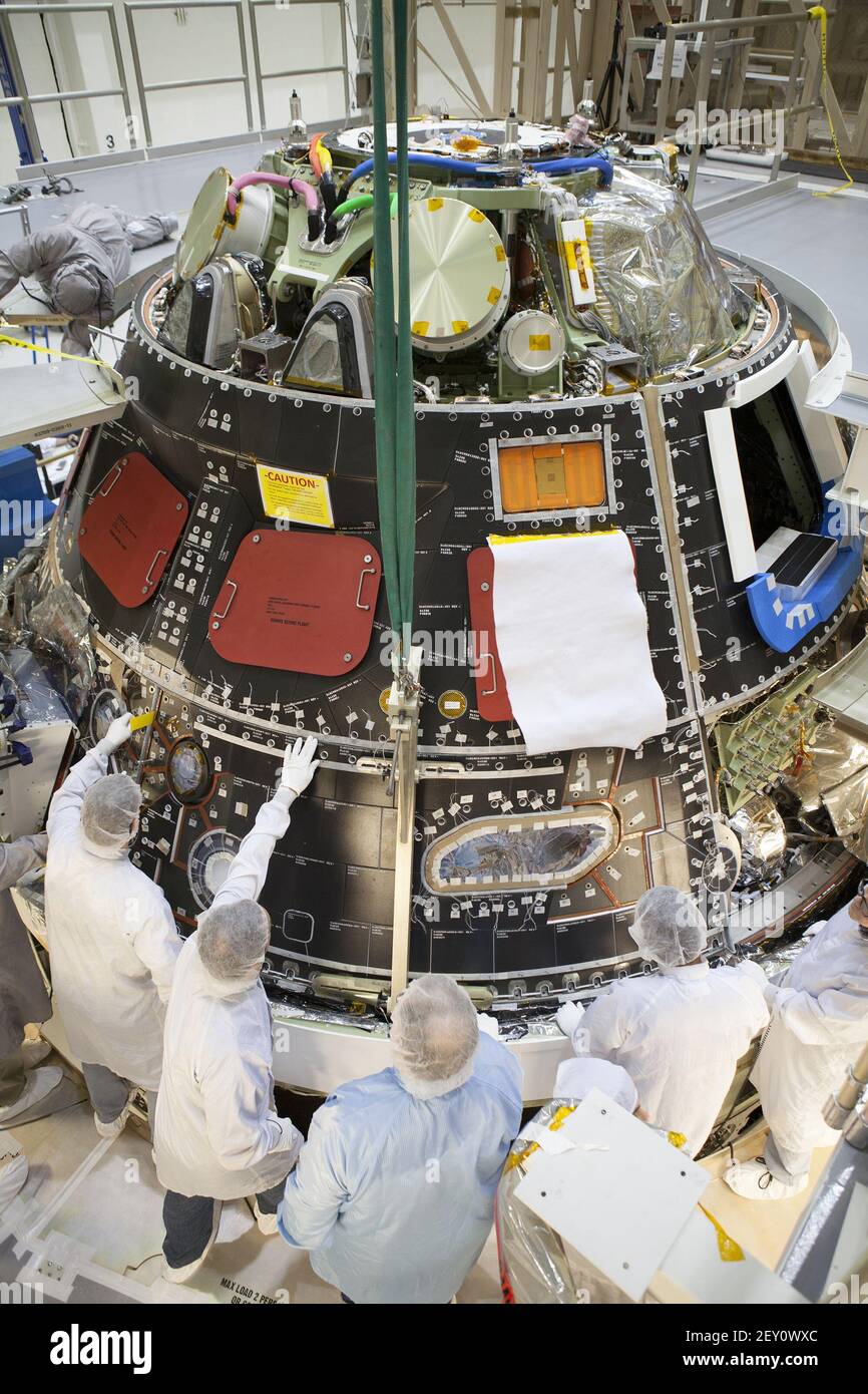 Inside the Operations and Checkout Building high bay at NASA's Kennedy ...