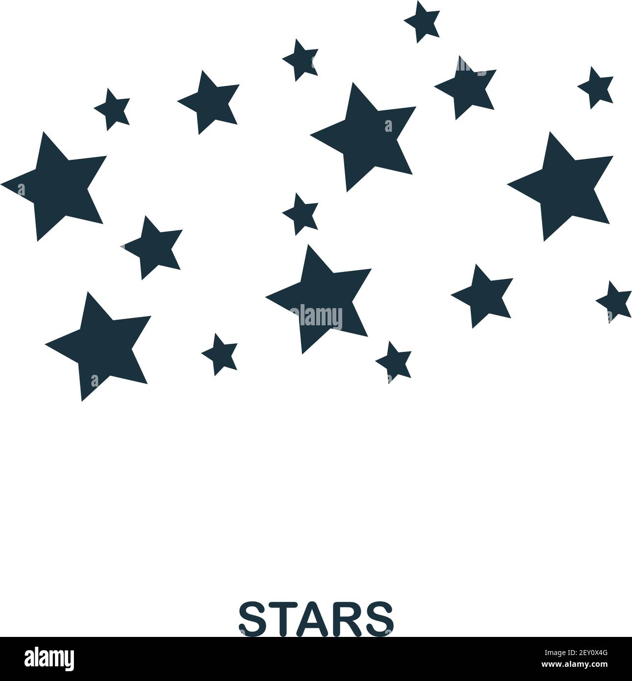 Stars icon. Flat style icon design. UI. Illustration of stars icon ...