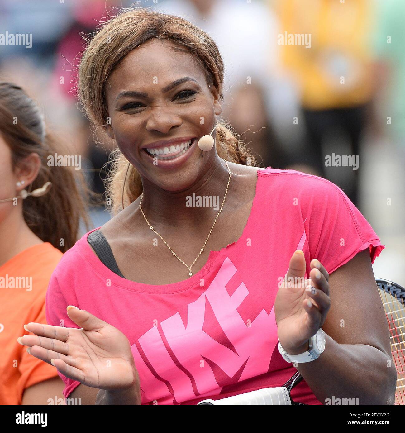 U.S. tennis player Serena Williams attends the 2014 Arthur Ashe Kids ...