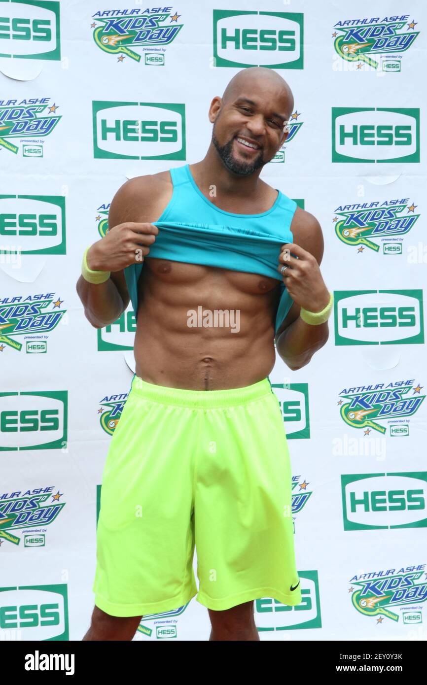 Shaun T during the 2014 US OPEN Arthur Ashe Kid's Day at the USTA ...