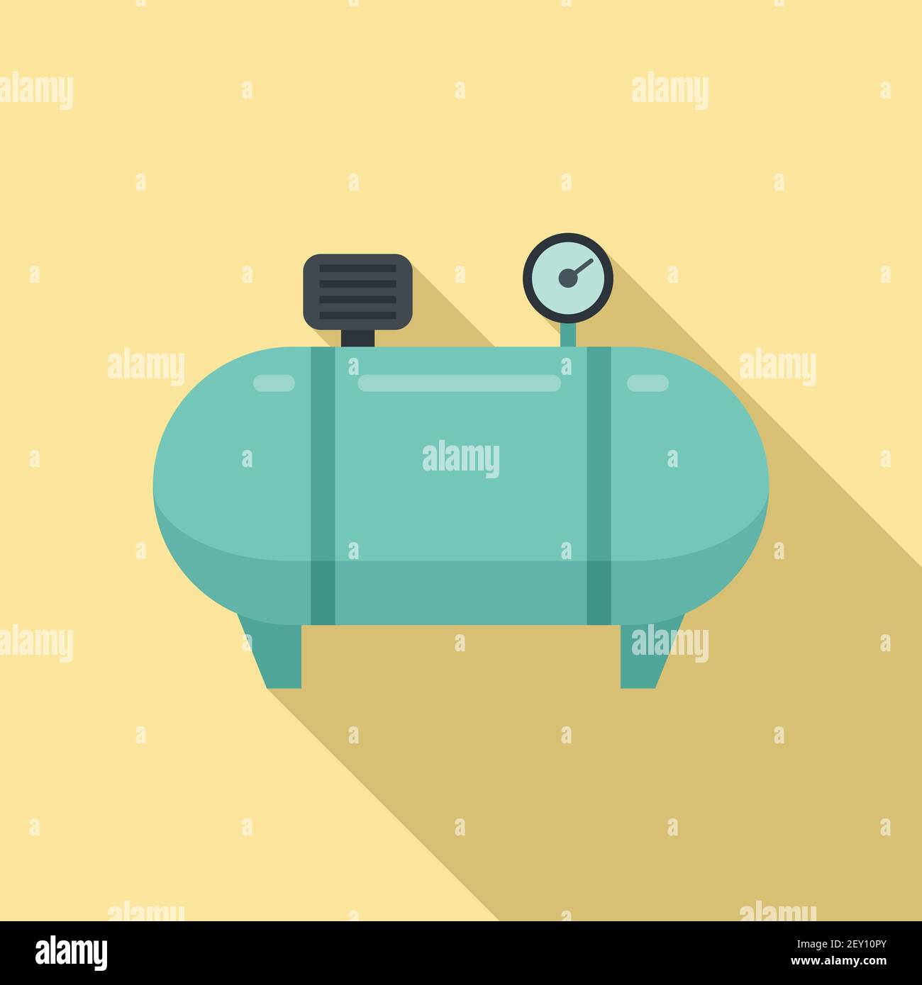 Instrument air compressor icon, flat style Stock Vector Image & Art - Alamy