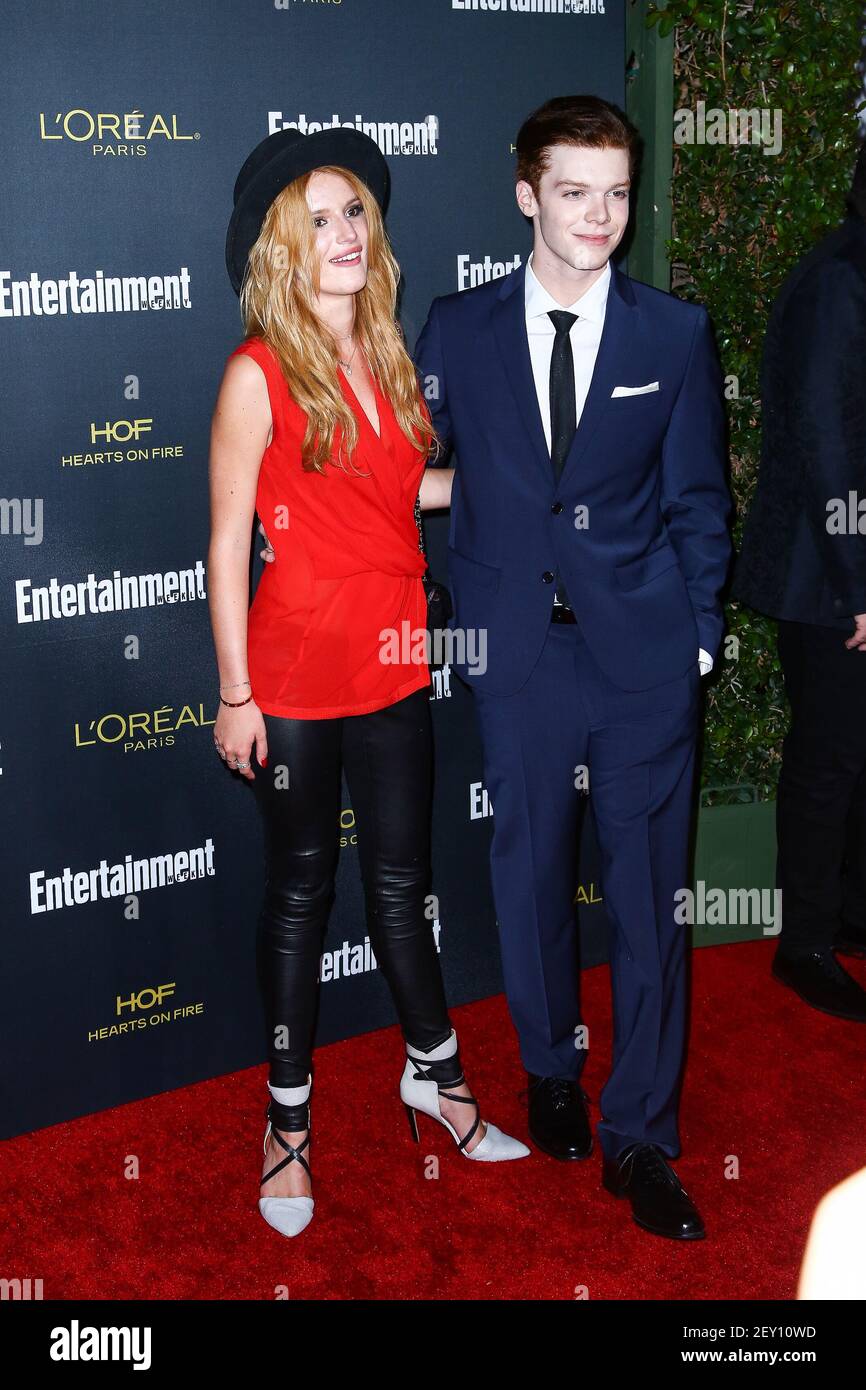 Bella Thorne and Cameron Monaghan attends the 2014 Entertainment Weekly ...