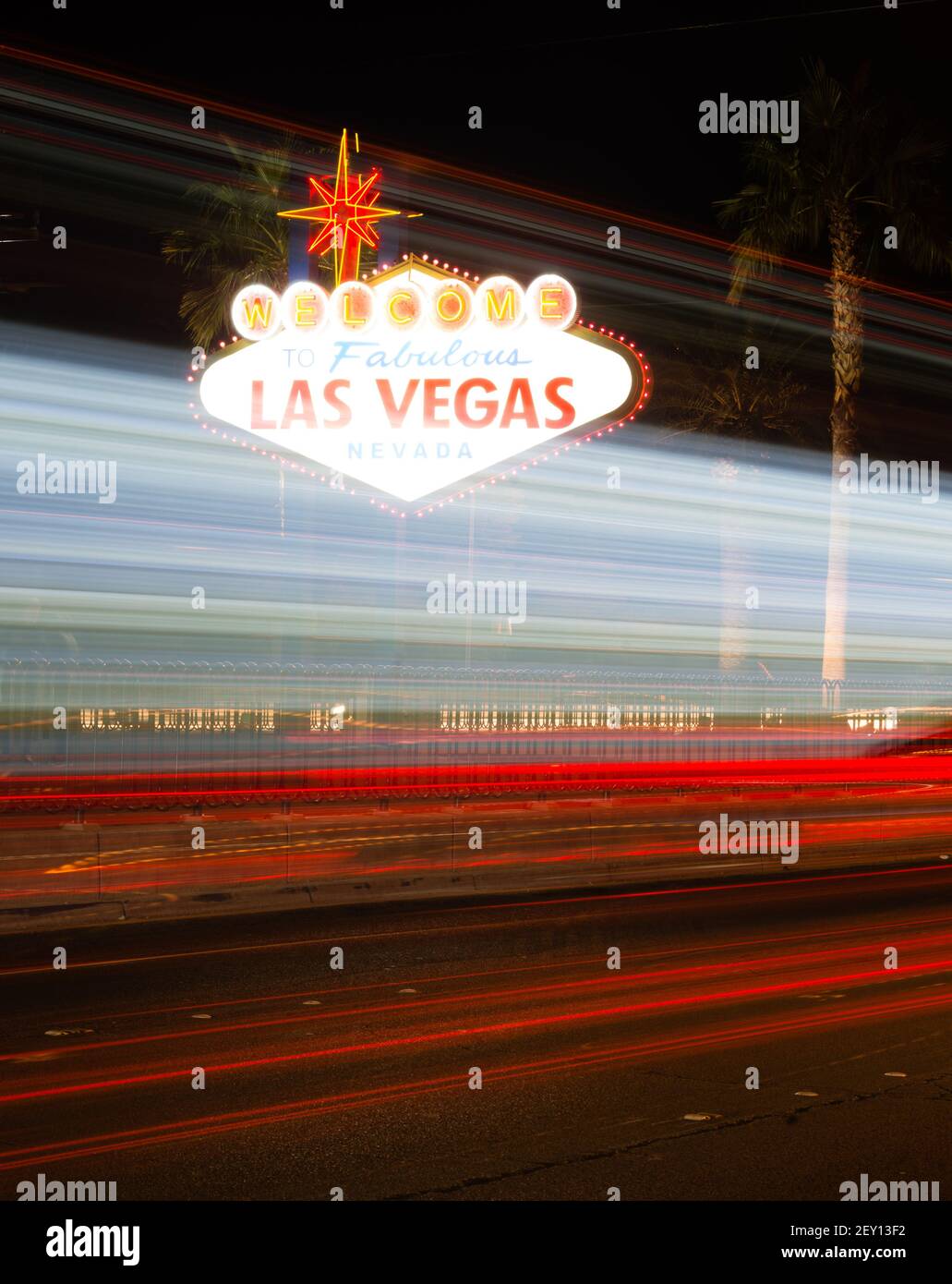 Welcome to Las Vegas Sign Boulevard Strip Roadside Attraction Stock ...