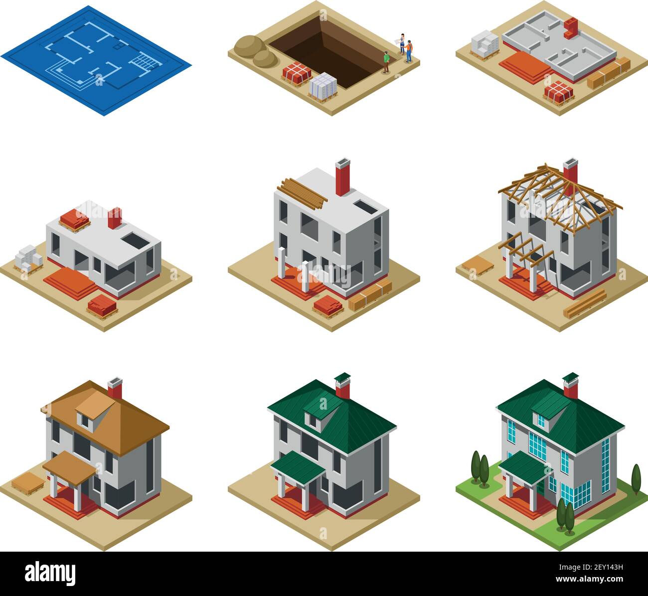 Building phase Stock Vector Images - Alamy