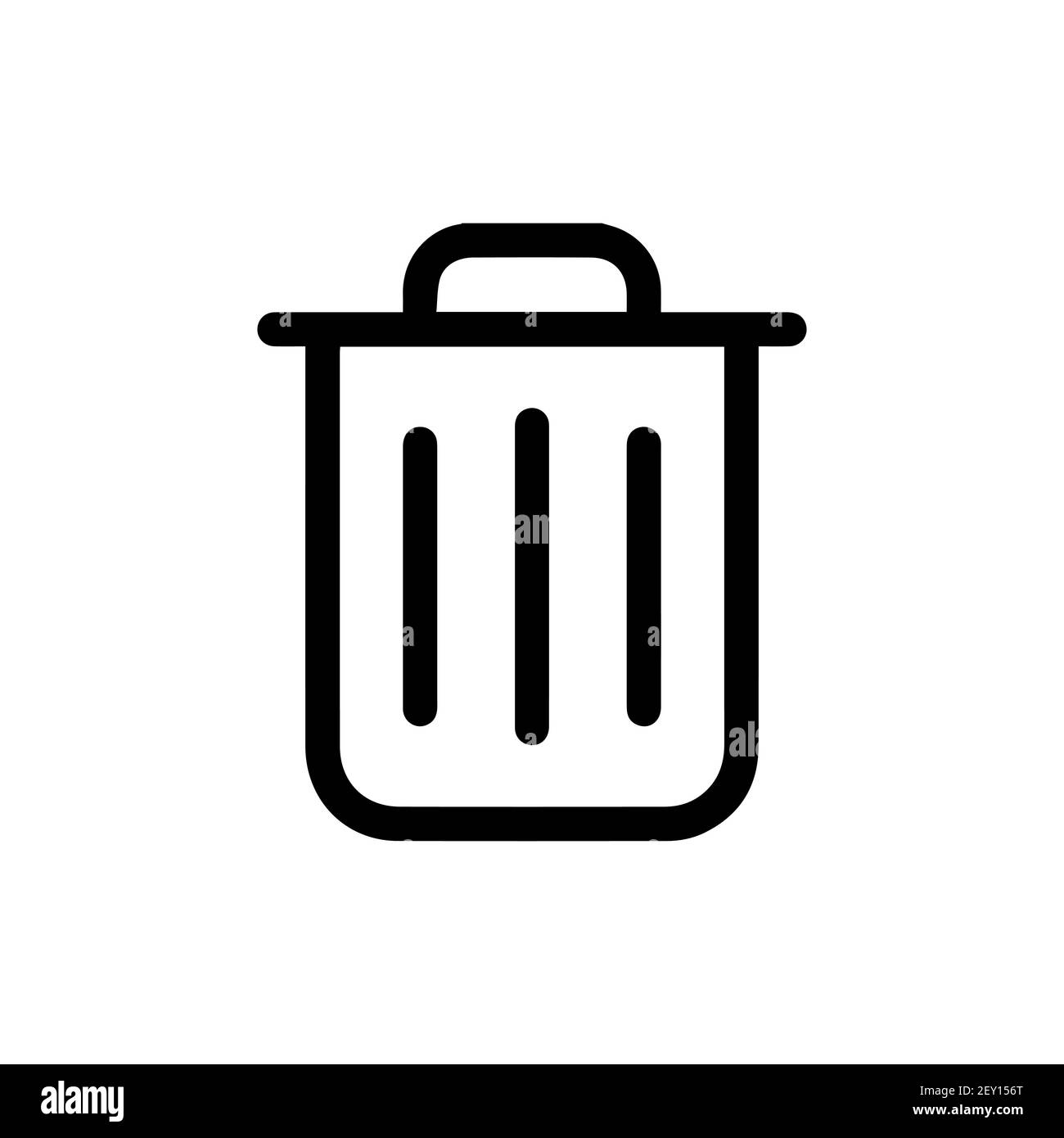Modern garbage container on Stock Vector Images - Alamy