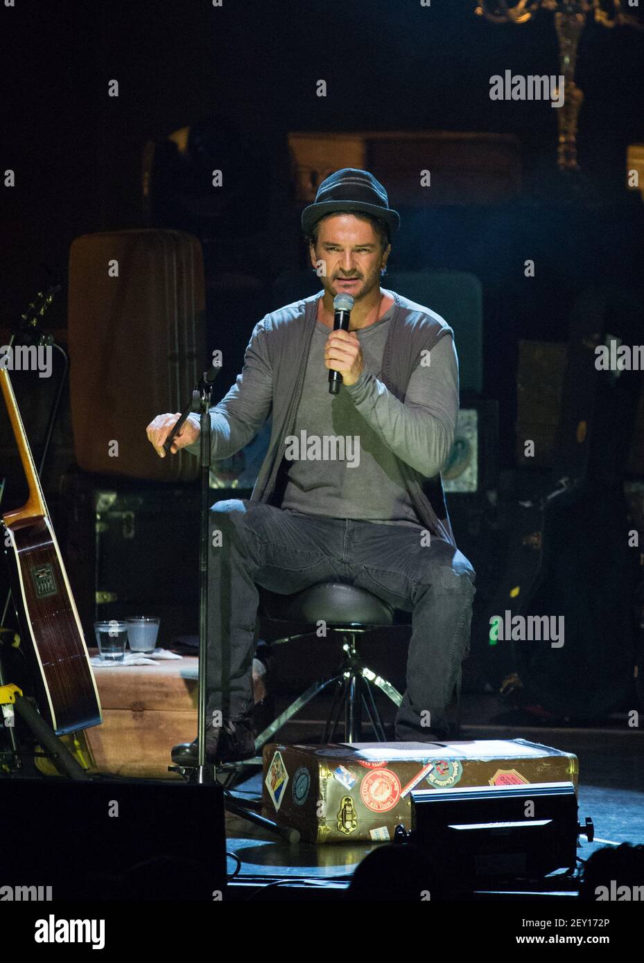 Ricardo Arjona performs during his Intimate Showcase at the Gusman ...