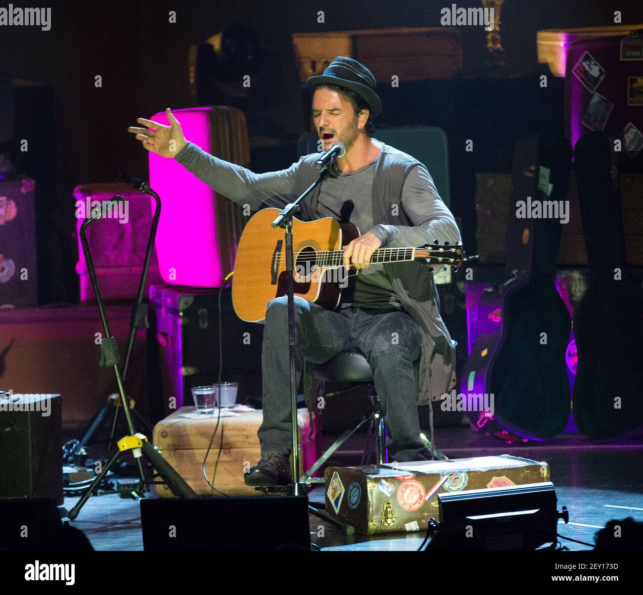 Ricardo Arjona performs during his Intimate Showcase at the Gusman ...