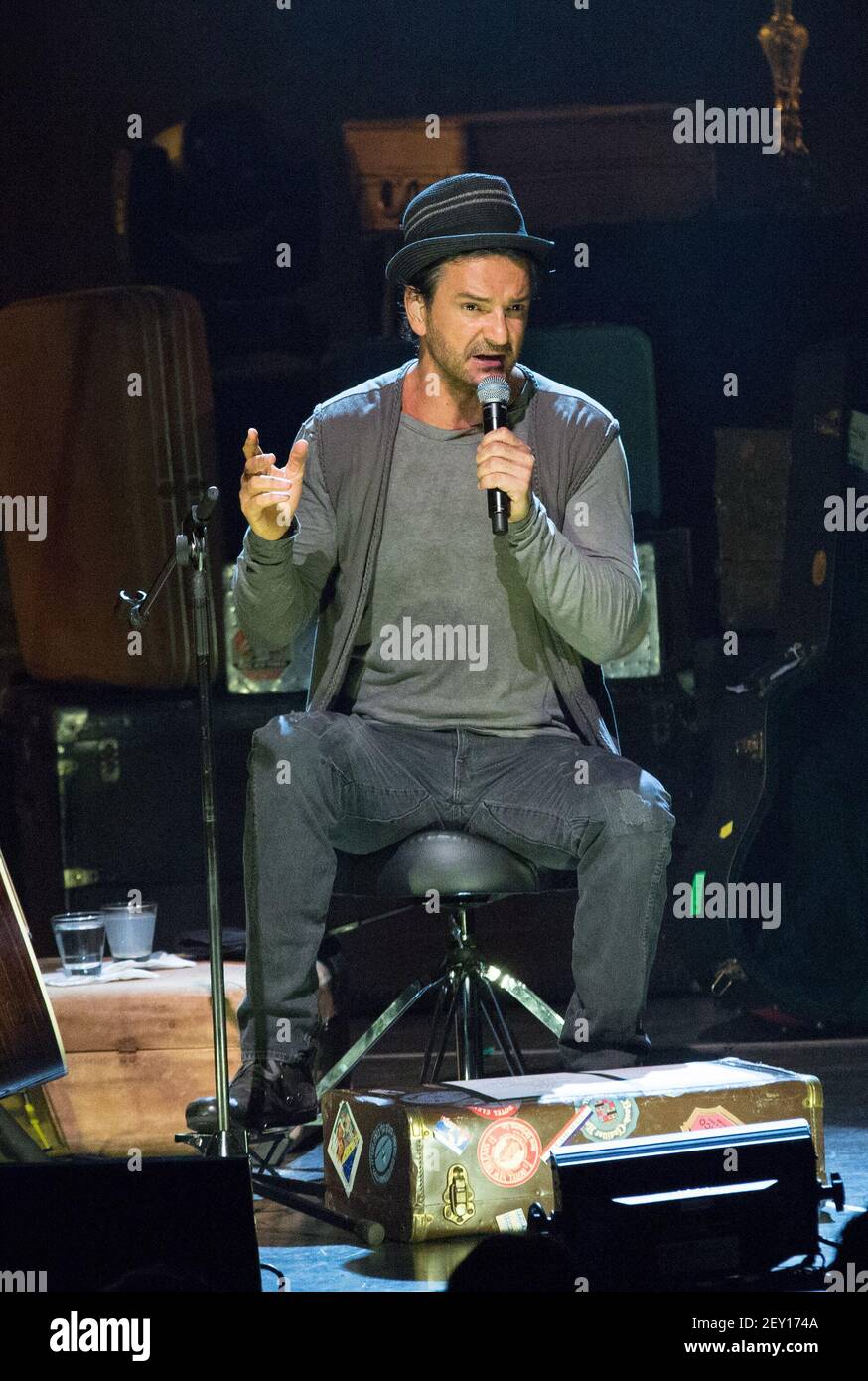 Ricardo Arjona performs during his Intimate Showcase at the Gusman ...