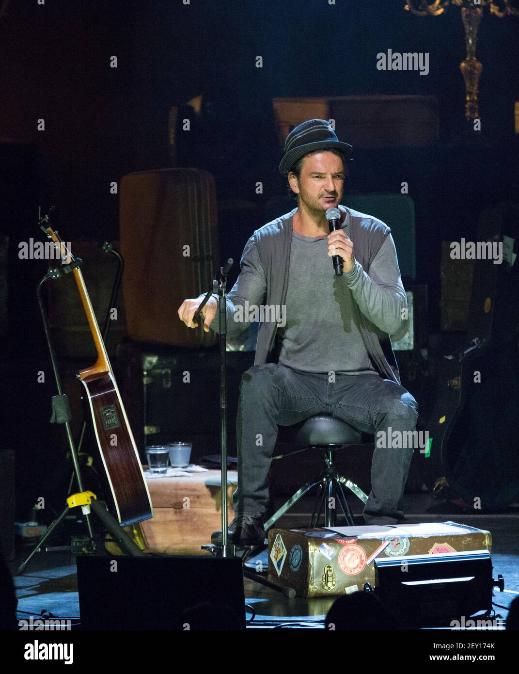 Ricardo Arjona performs during his Intimate Showcase at the Gusman ...