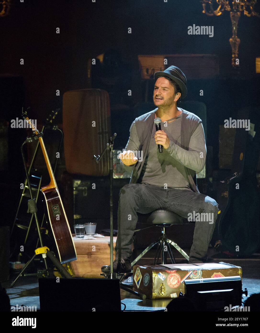 Ricardo Arjona performs during his Intimate Showcase at the Gusman ...
