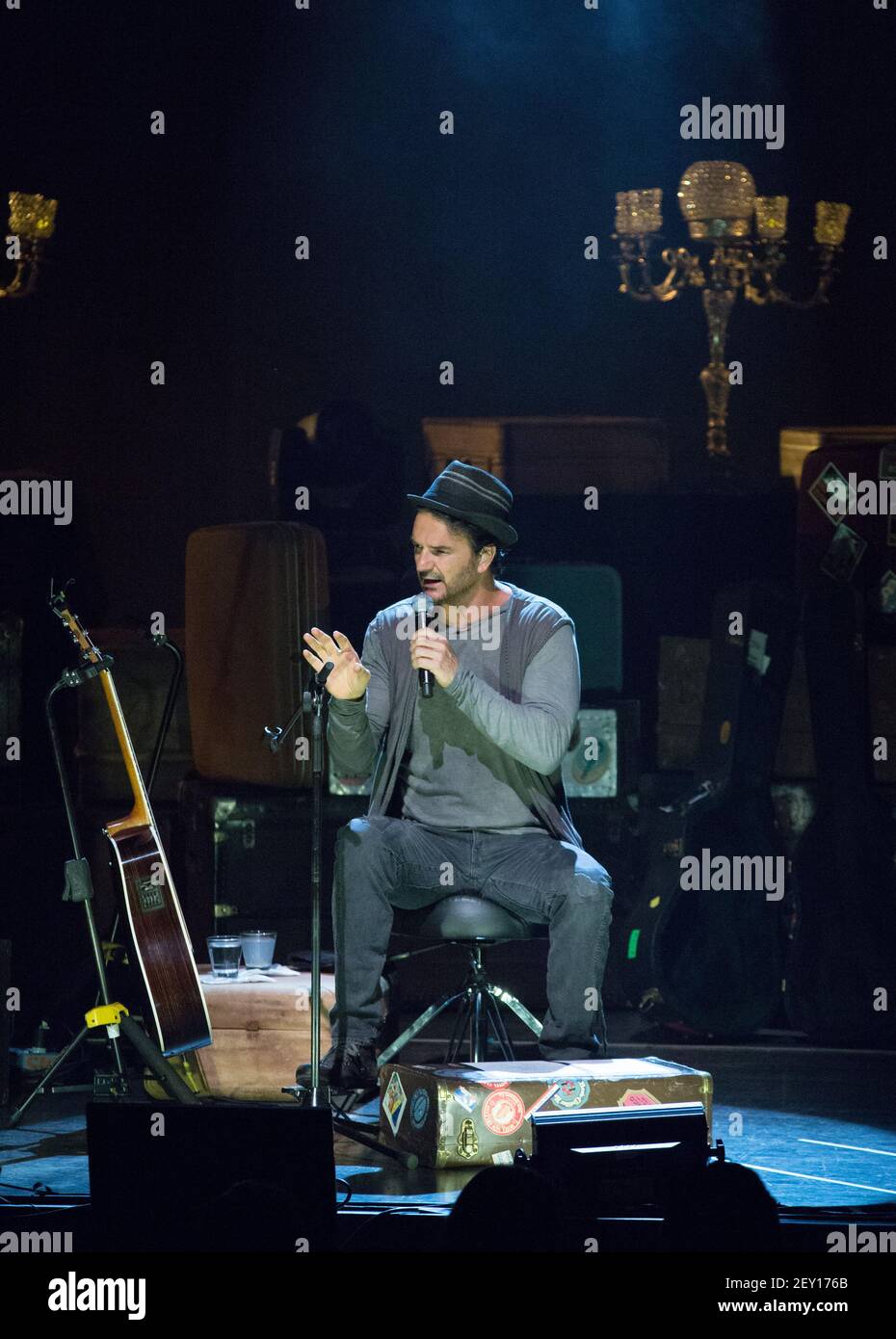 Ricardo Arjona performs during his Intimate Showcase at the Gusman ...