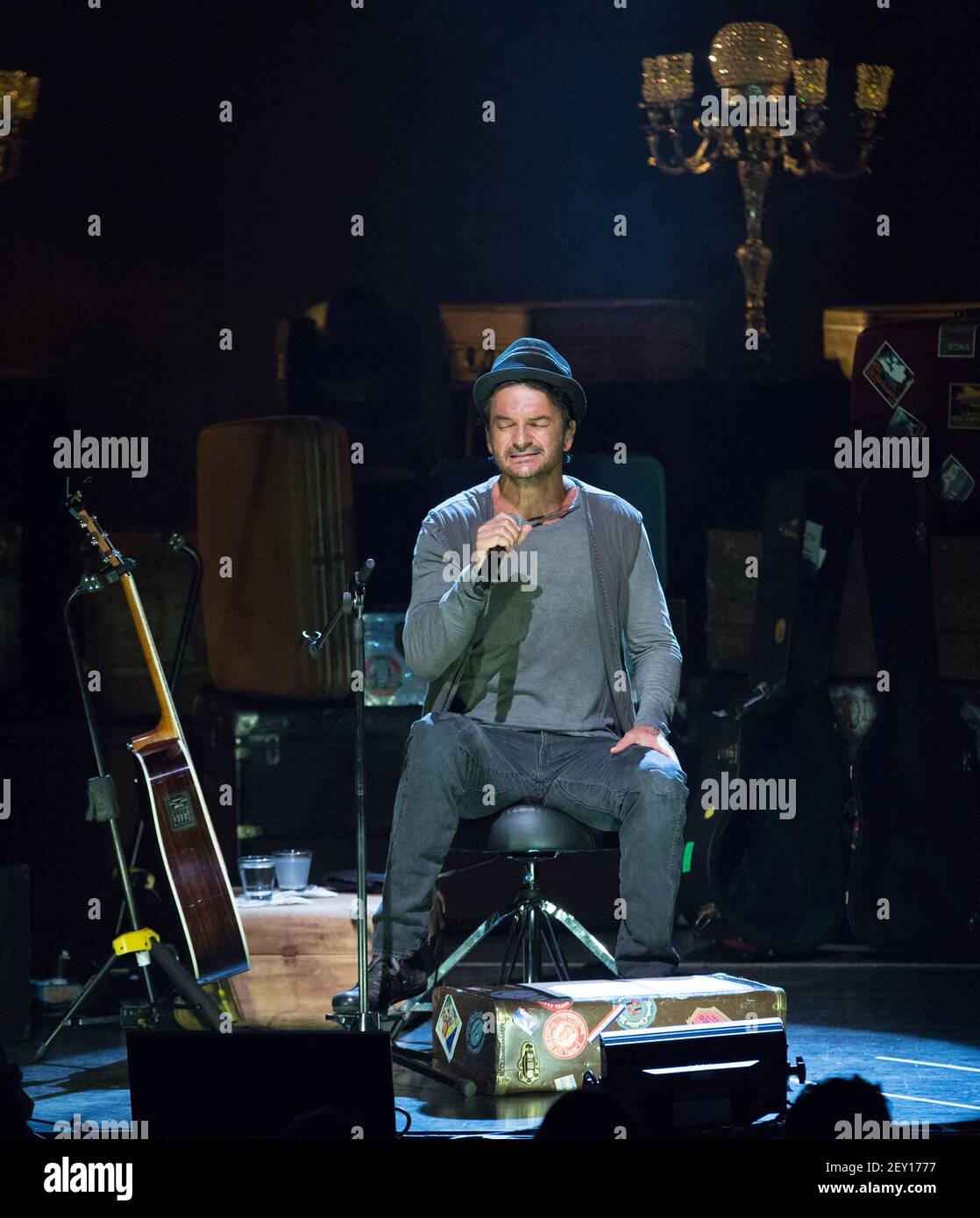 Ricardo Arjona performs during his Intimate Showcase at the Gusman ...