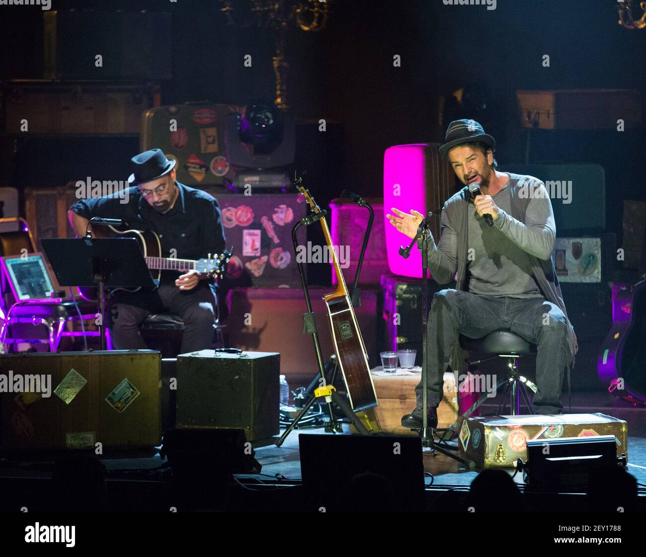 Ricardo Arjona performs during his Intimate Showcase at the Gusman ...