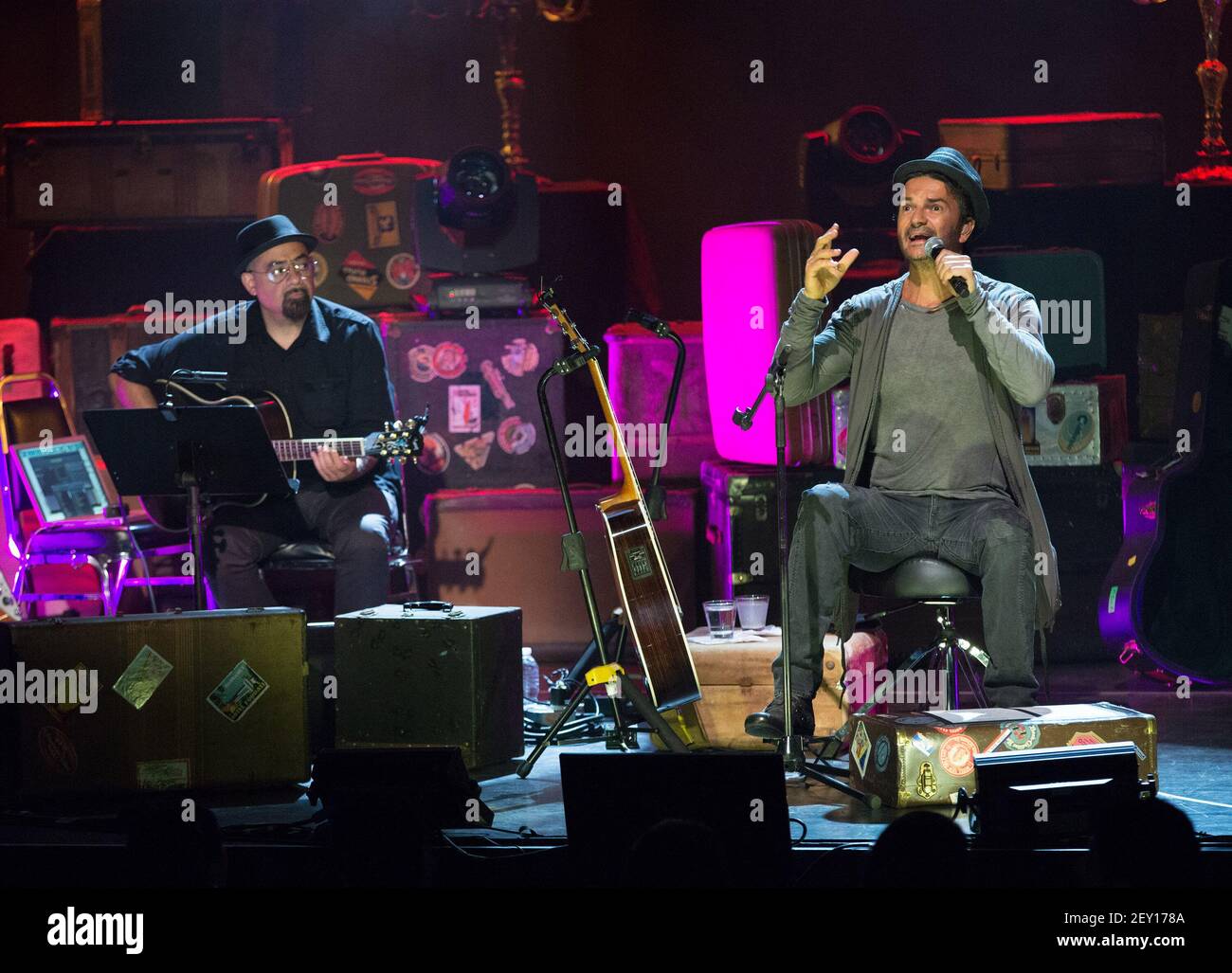 Ricardo Arjona performs during his Intimate Showcase at the Gusman ...