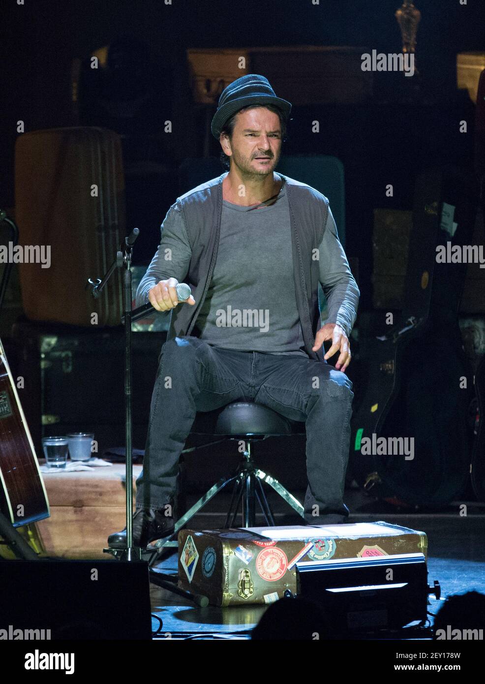 Ricardo Arjona performs during his Intimate Showcase at the Gusman ...