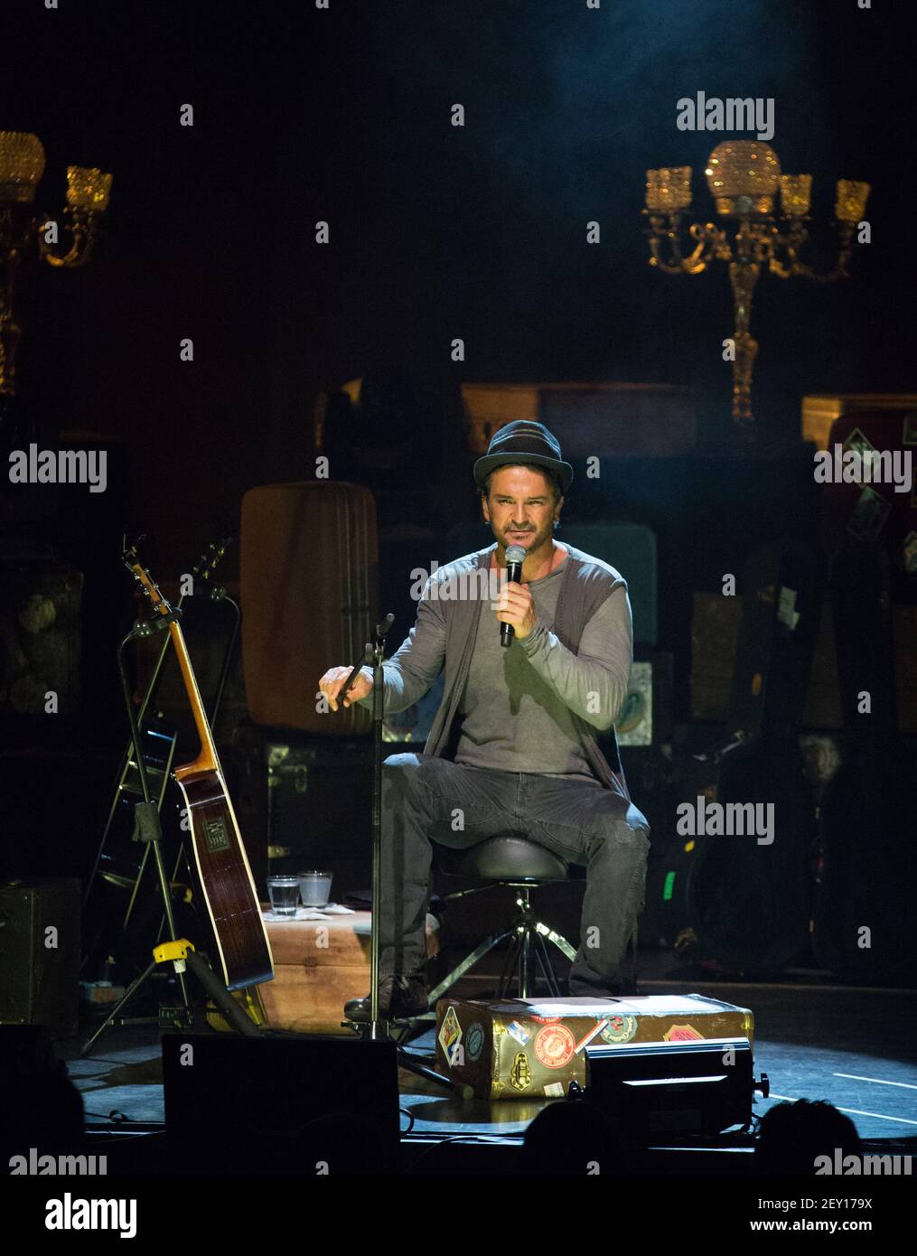 Ricardo Arjona performs during his Intimate Showcase at the Gusman ...