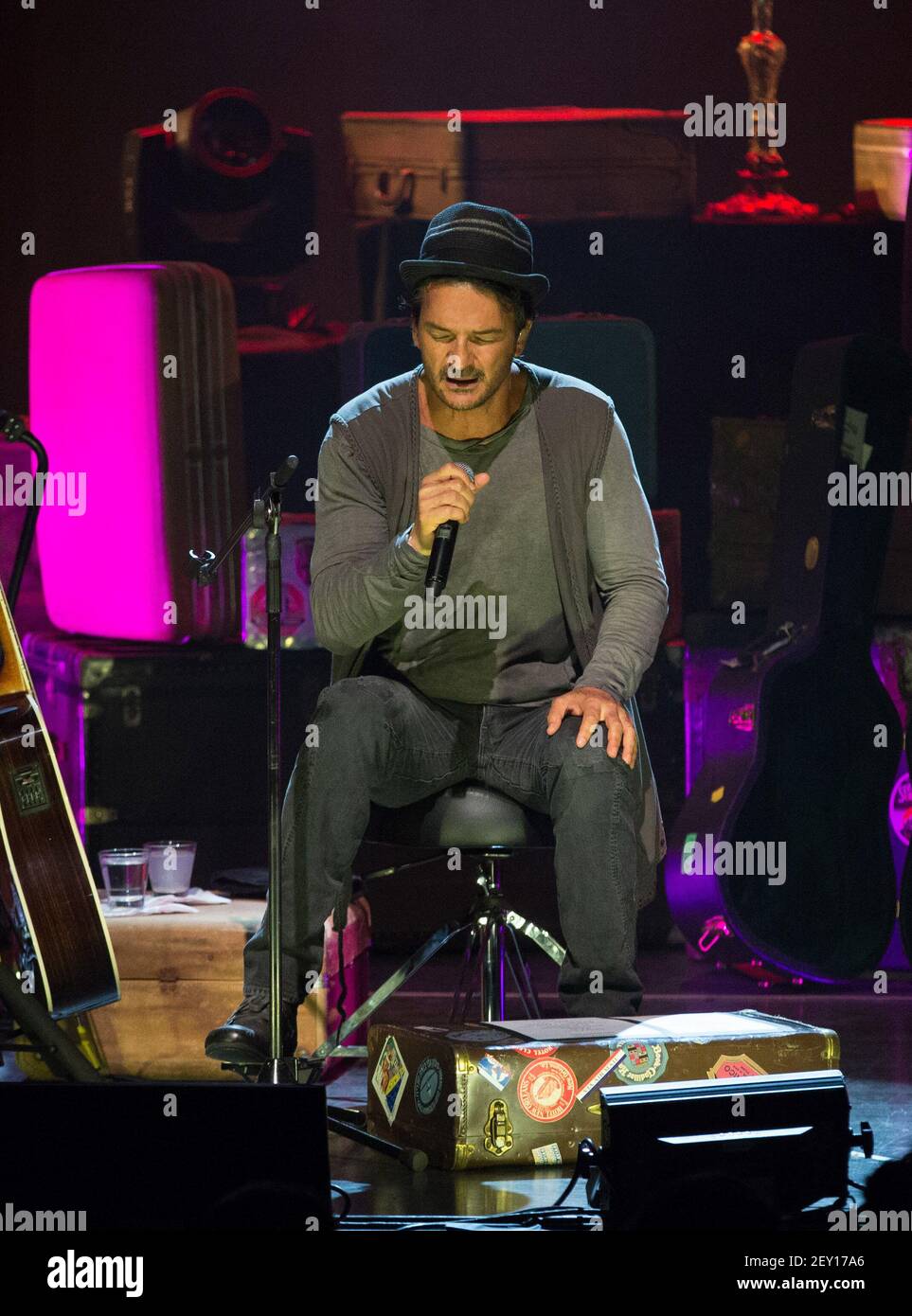 Ricardo Arjona performs during his Intimate Showcase at the Gusman ...