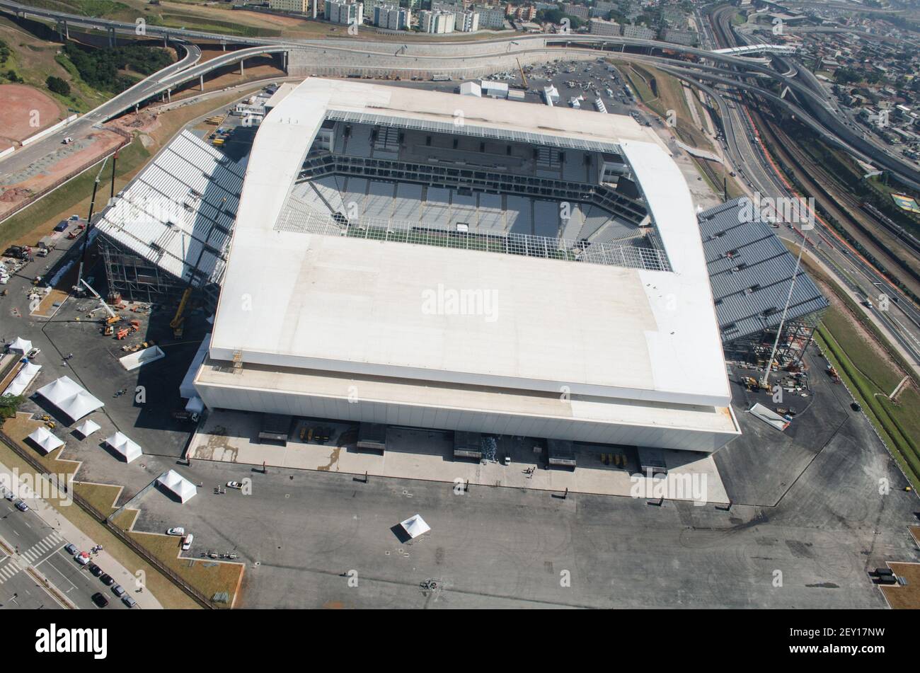 Arena corinthians aerial hi-res stock photography and images - Alamy