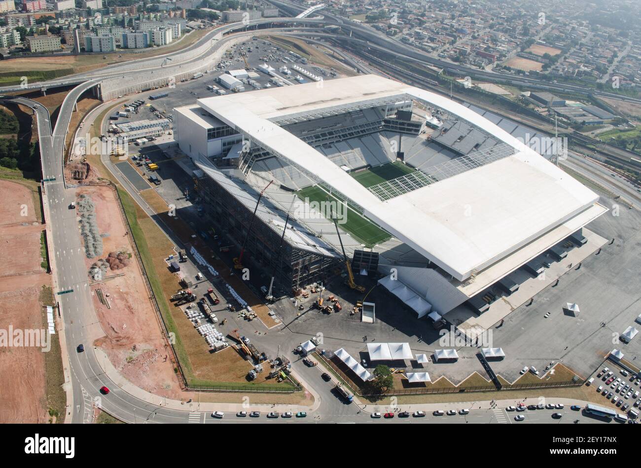 Arena corinthians aerial hi-res stock photography and images - Alamy
