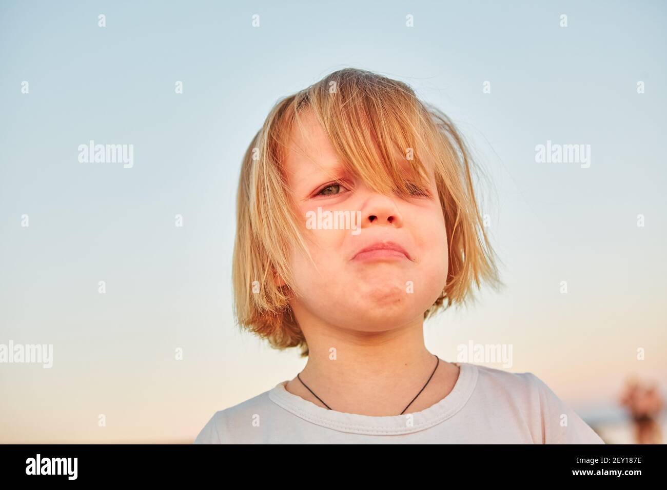 Crying baby girl Stock Photo - Alamy