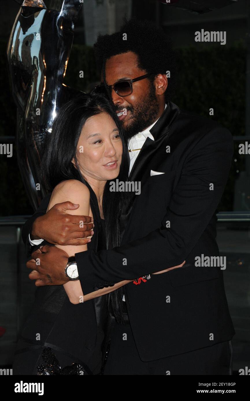Vera Wang, Maxwell Osbourne during the 2014 CFDA Awards Cocktail Reception, hosted by Swarovski ...